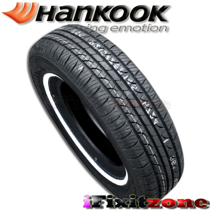 4 Hankook Optimo H724 205/75R14 95S All Season White Wall Tires 205/75/14 New | eBay