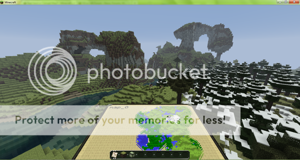 Real Seed or Corrupt Map? Epic Mountians, Jungle, Small Snow Biome in ...