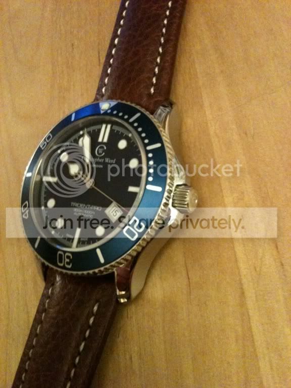 Brown and blue - C60 Scooter on buffalo - Christopher Ward Forum